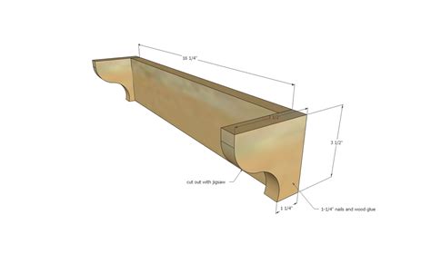 Ana White Tree Wall Shelf DIY Projects