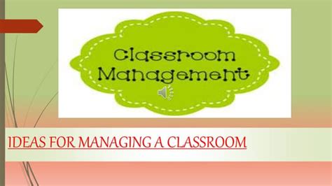 Classroom Management Pptpptx Classroom Management Pptx