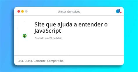 Site Que Ajuda A Entender O Javascript