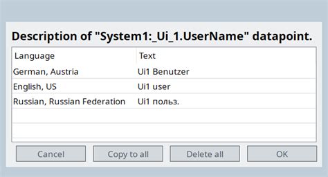 Generic Dialog Framework
