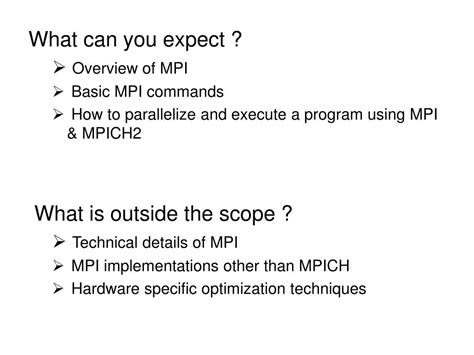 PPT Introduction To MPI PowerPoint Presentation Free Download ID 4360156