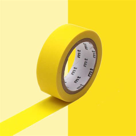 Masking Tape Matte Yellow • Uni • Masking Tape • Modernes • Japanwelt