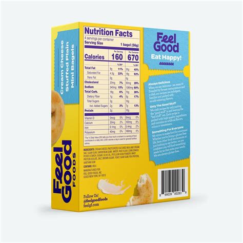 Gluten Free Cream Cheese Stuffed Everthing Mini Bagels Feel Good Foods