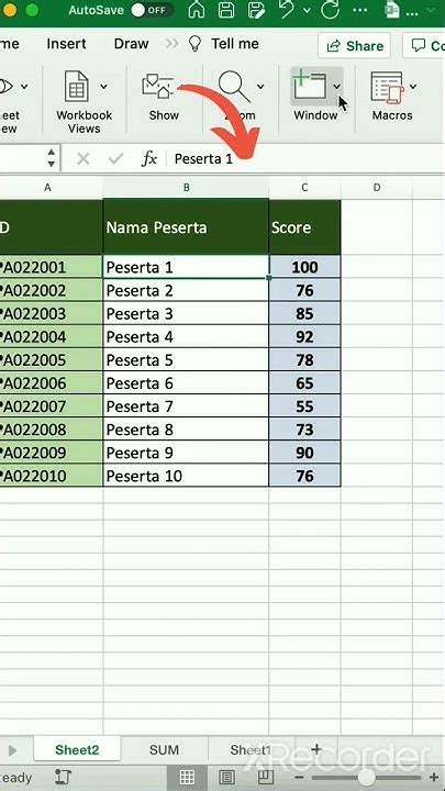Trik Excel Canggih Cara Freeze Pane Di Excel Shorts Shortvideo Excel Exceltutorial