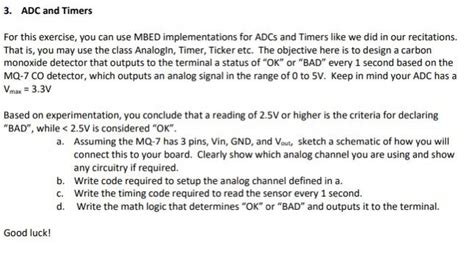 Solved For This Exercise You Can Use Mbed Implementations
