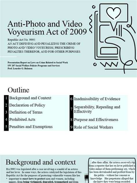Ra 9995 Anti Voyeurism Act Overview Pdf