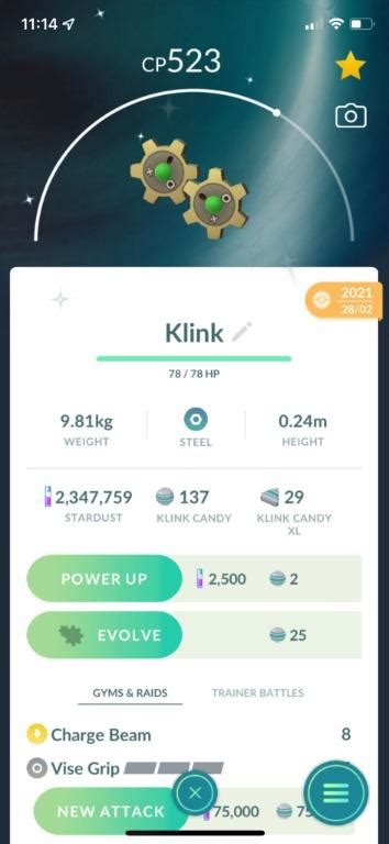 Pokemon Go Shiny Klink Video Gaming Gaming Accessories In Game Products On Carousell