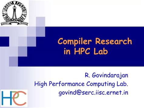 Ppt Compiler Research In Hpc Lab Powerpoint Presentation Free Download Id3810805