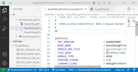 Getting Started Edk2Code Vscode Extension