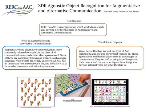 sdk agnostic object recognition for augmentative and alternative