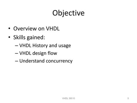 Introduction To Vhdl Ppt
