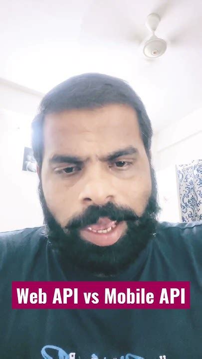 Web Api Vs Mobile Api Api 1minutevideo Youtube