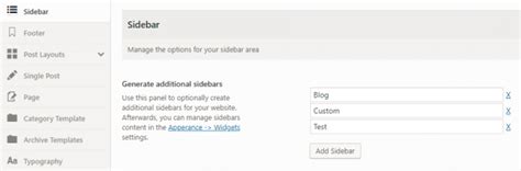 Sidebars Opinion Wordpress Theme Documentation Meks
