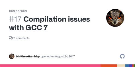 Compilation Issues With GCC Issue Blitzpp Blitz GitHub