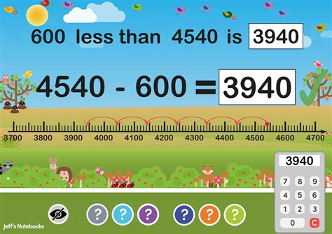 Add And Subtract Multiples Of 10 And 100 With The Number Line Teaching
