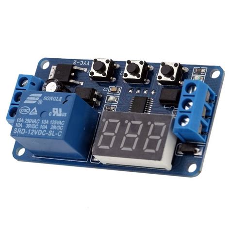 V LED Display Automation Digital Delay Timer Control Switch Relay Module MechBlock