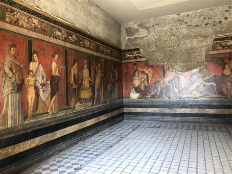 Fresco On A Wall In A Roman Villa Just Outside Pompeii Ancientrome
