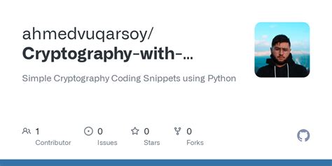 Github Ahmedvuqarsoycryptography With Python Simple Cryptography