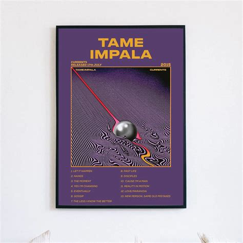 Tame Impala Currents Poster Artofit
