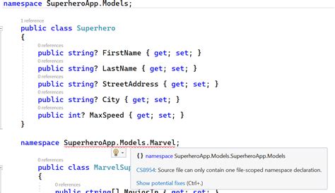 Exploring C 10 Save Space With File Scoped Namespaces