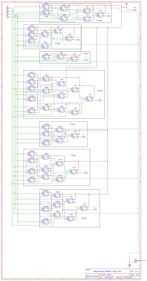 7 Seg Decoder OSHWLab