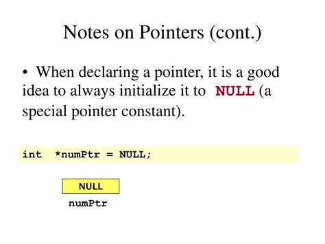 Ppt Introduction To Computing Lecture 12 Pointers Powerpoint