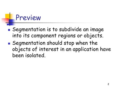 Chapter10segmentationppt 3 D Graphics Computer Software And Applications