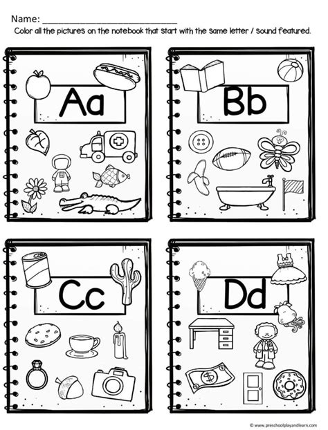 Free Printable Back To School Pre K Worksheets