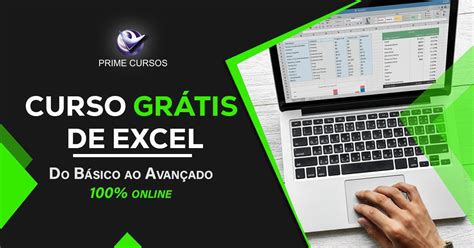 curso de excel do básico ao avançado vba online grátis prime cursos