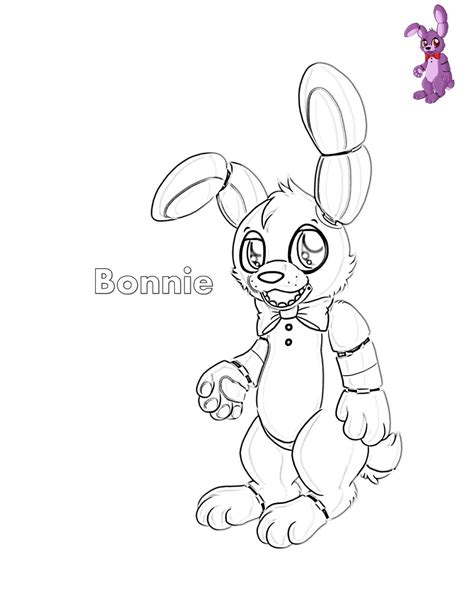 45 Clever Images Bonnie Five Nights At Freddys Coloring Pages Foxy