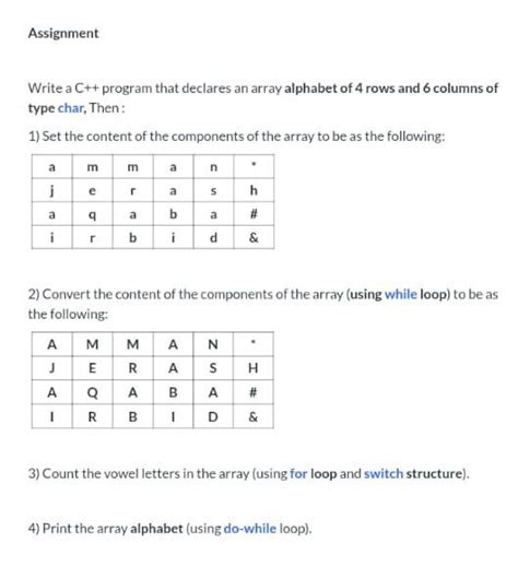 Solved Assignment Write A C Program That Declares An Array