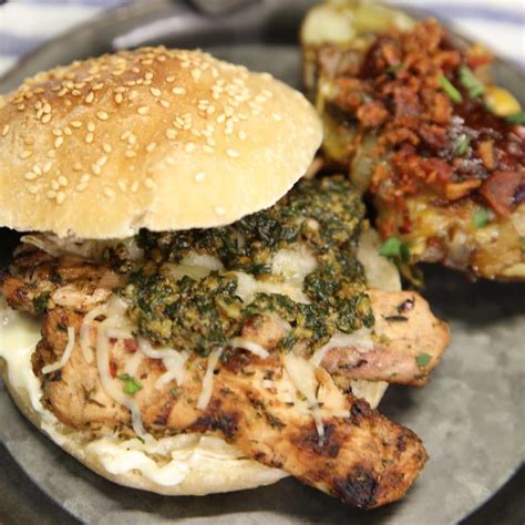 Grilled Chicken Sandwiches Italian Marinated Out Grilling