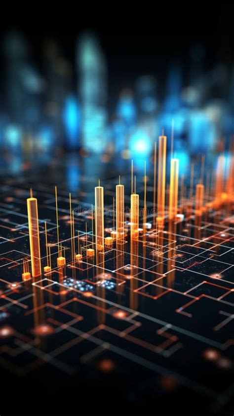 Dynamic Visual Representation Of Business And Stock Market Trends And