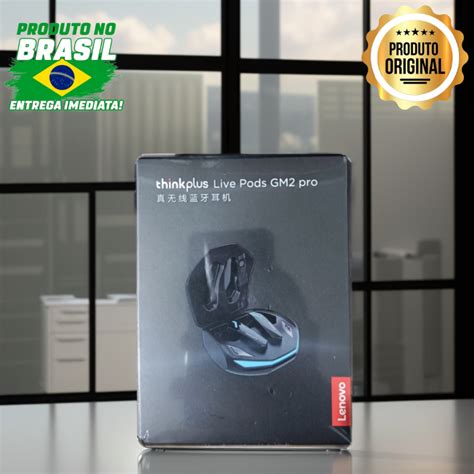 Fone De Ouvido Lenovo Gm Pro Sem Fio Gamer Bluetooth Com Microfone Shopee Brasil
