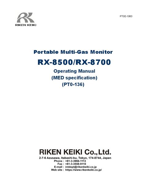 Pt0e 1983 Rx 8500 Rx 8700 Med Pdf