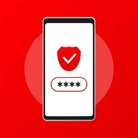 Premium Vector Smartphone Unlocked And Password Notification