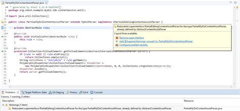 Warning In IDE Module Redundant Superinterface