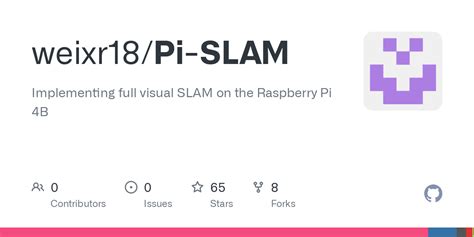 Github Weixr18pi Slam Implementing Full Visual Slam On The