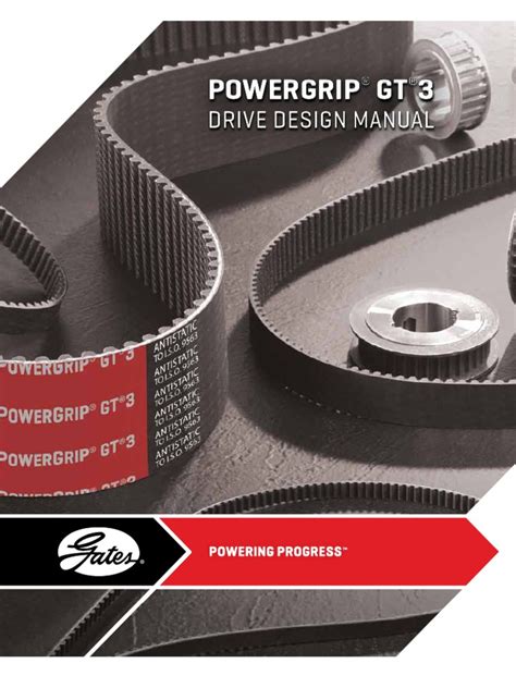 Gates Powergrip® Gt®3 Belt Drive Design Manualpdf Pdf Belt