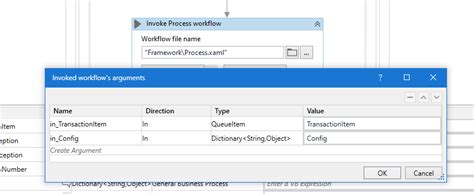 passing arguments from initallaplications xaml to process xaml