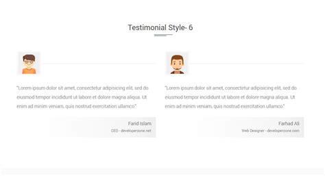 testimonial framework by thecodude codecanyon