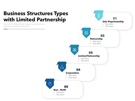 Business Structures Types With Limited Partnership Ppt Powerpoint