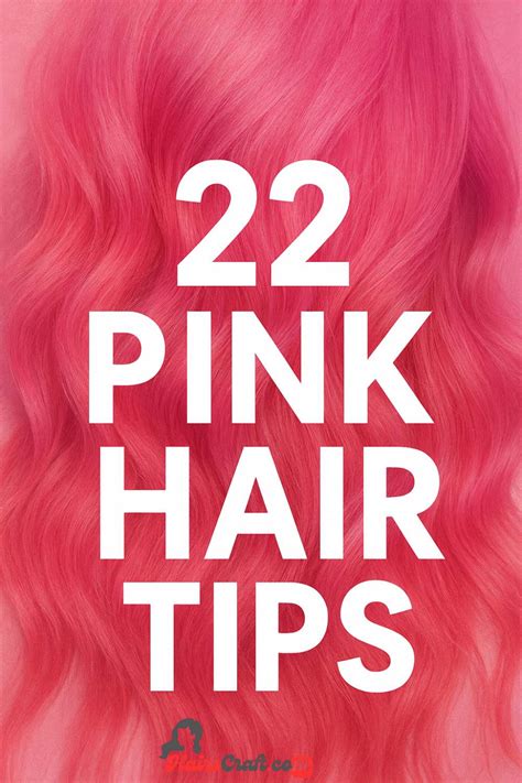 22 Pink Hair Tips Crafting Iconic Hairstyles For Every Day With Our