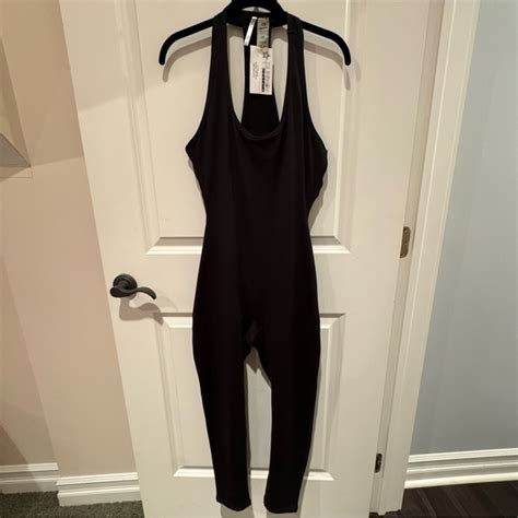 Mono B Pants And Jumpsuits Nwt Mono B Black Jumpsuit Poshmark