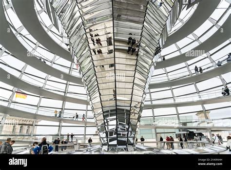 Reichstag Dome Is A Glass Dome Constructed On A Top Of Rebuilt