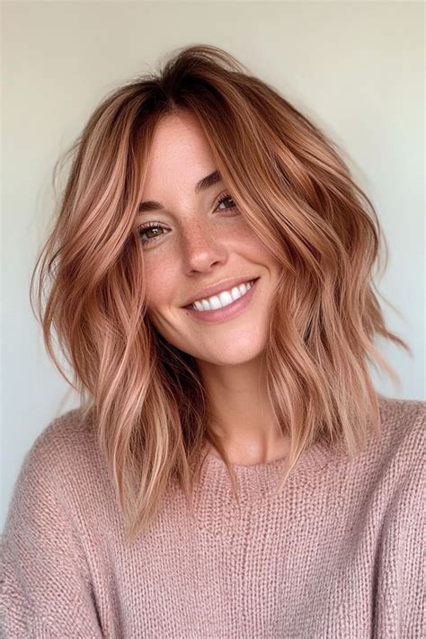 Pin By Karen Foley On Hair Hair Cuts Coral Hair Peach Hair