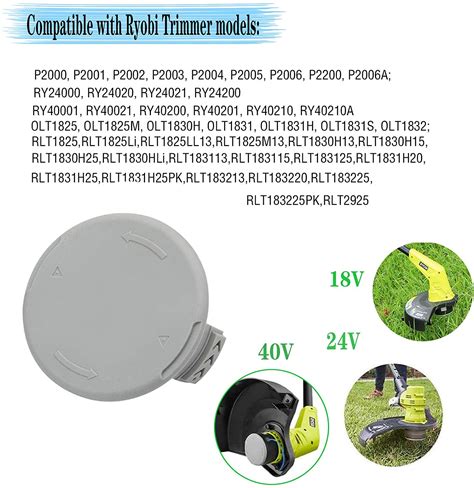 Spool Cap Replacement Cover For Ryobi Ryobi 18v 24v 40v Cordless Elect