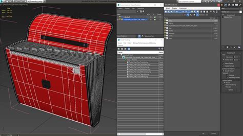 Expandable Document File Folder Red Open 3d Model 29 3ds Blend C4d Fbx Max Ma Lxo Obj