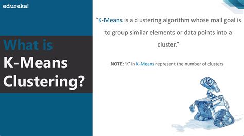K Means Clustering Algorithm K Means Example In Python Machine Learning Algorithms Edureka