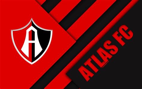 Download Wallpapers Atlas Fc 4k Mexican Football Club Material
